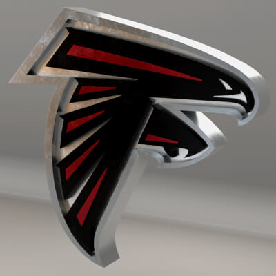 NFL Atlanta Falcons Logo - 3D Model by guimart