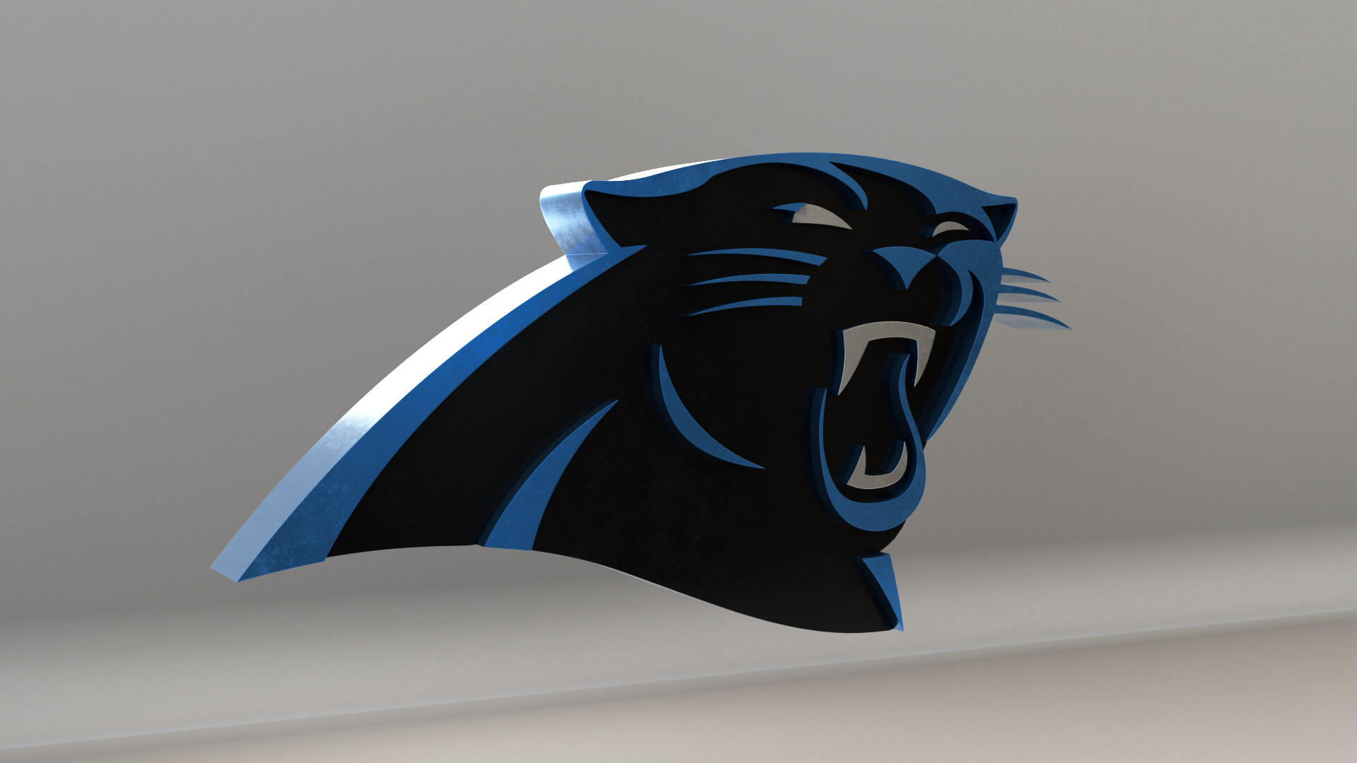 NFL Carolina Panthers Logo - 3D Model by guimart