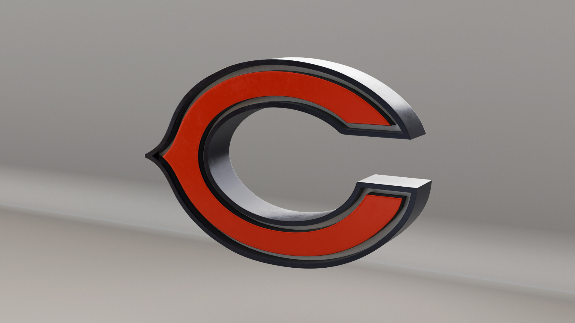 NFL Chicago Bears Logo - 3D Model by guimart