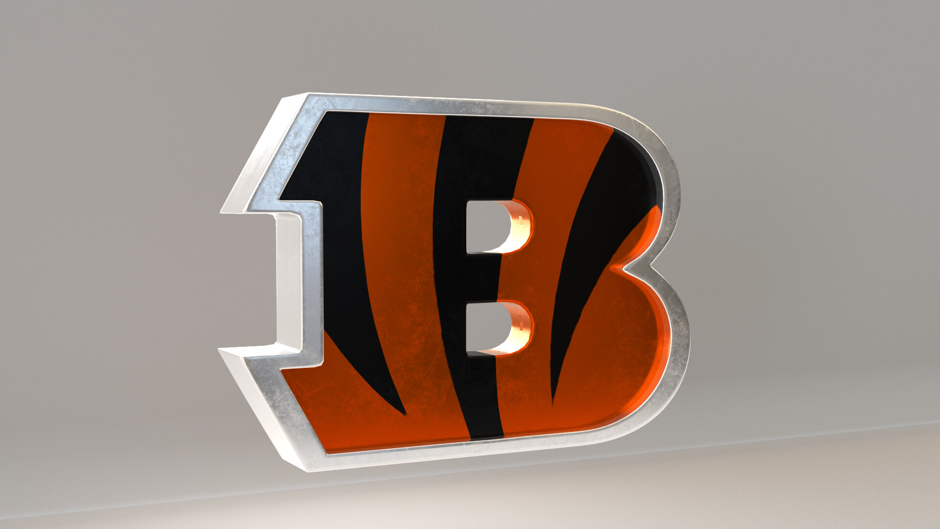 NFL Cincinnati Bengals Logo - 3D Model by guimart