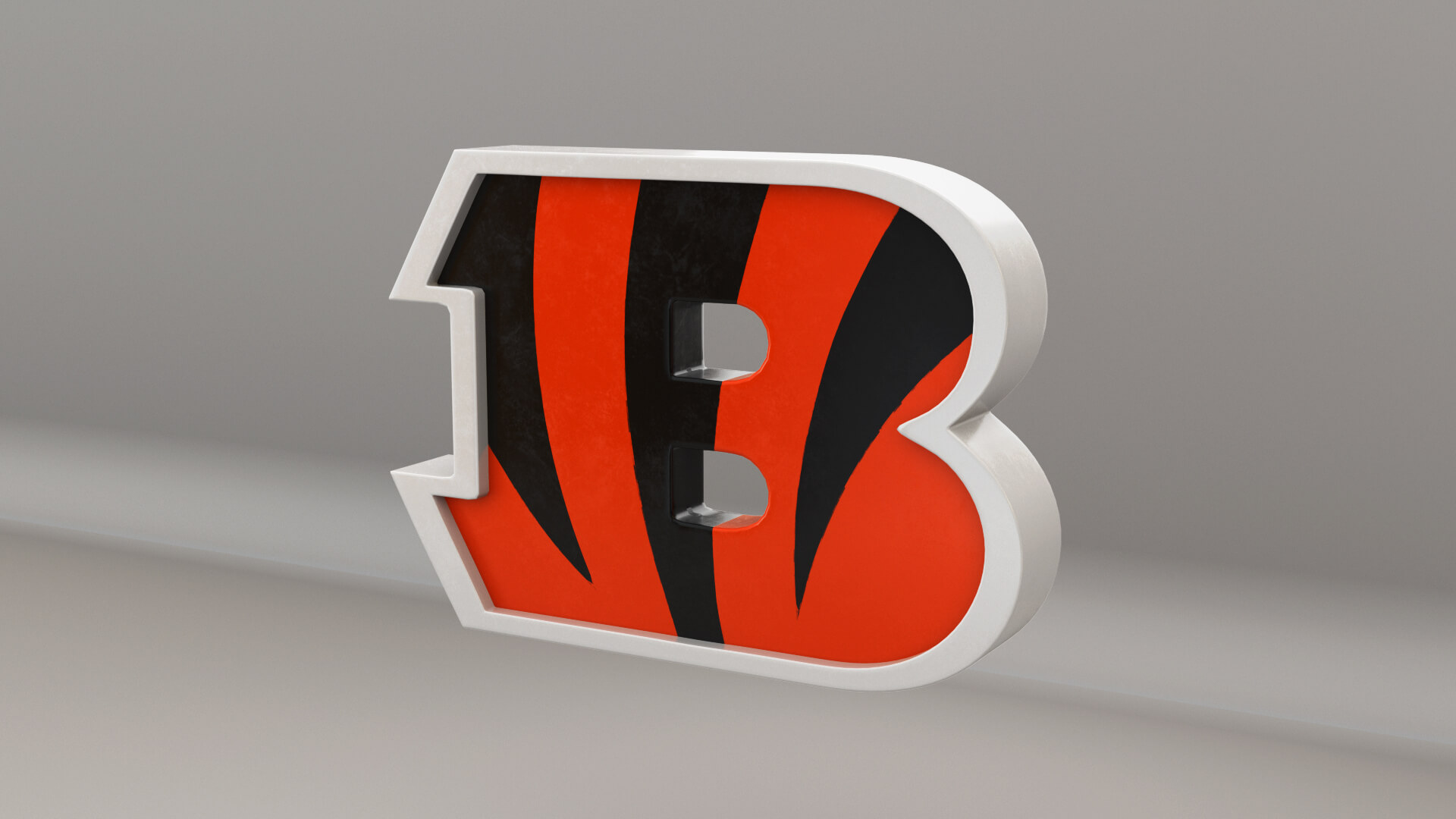 NFL Cincinnati Bengals Logo - 3D Model by guimart
