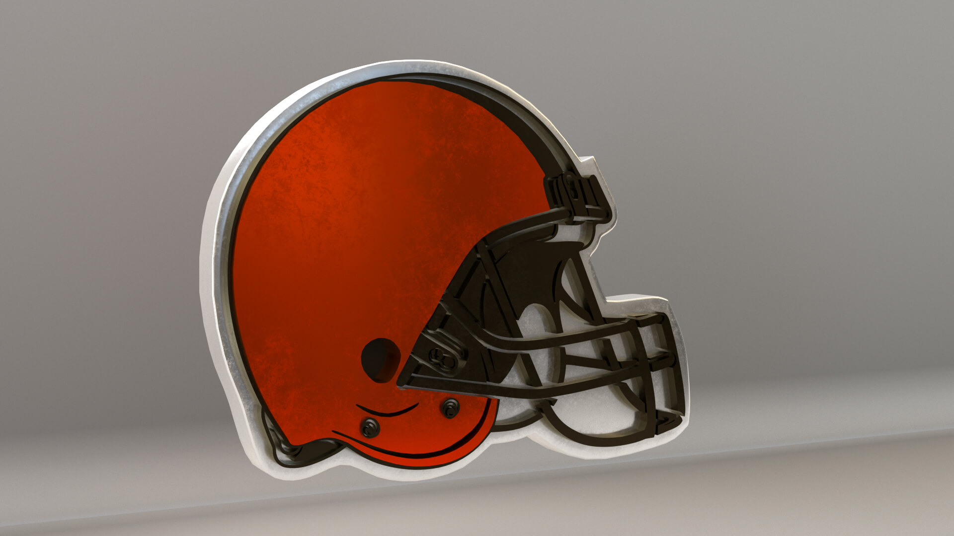 NFL Cleveland Browns Logo - 3D Model by guimart
