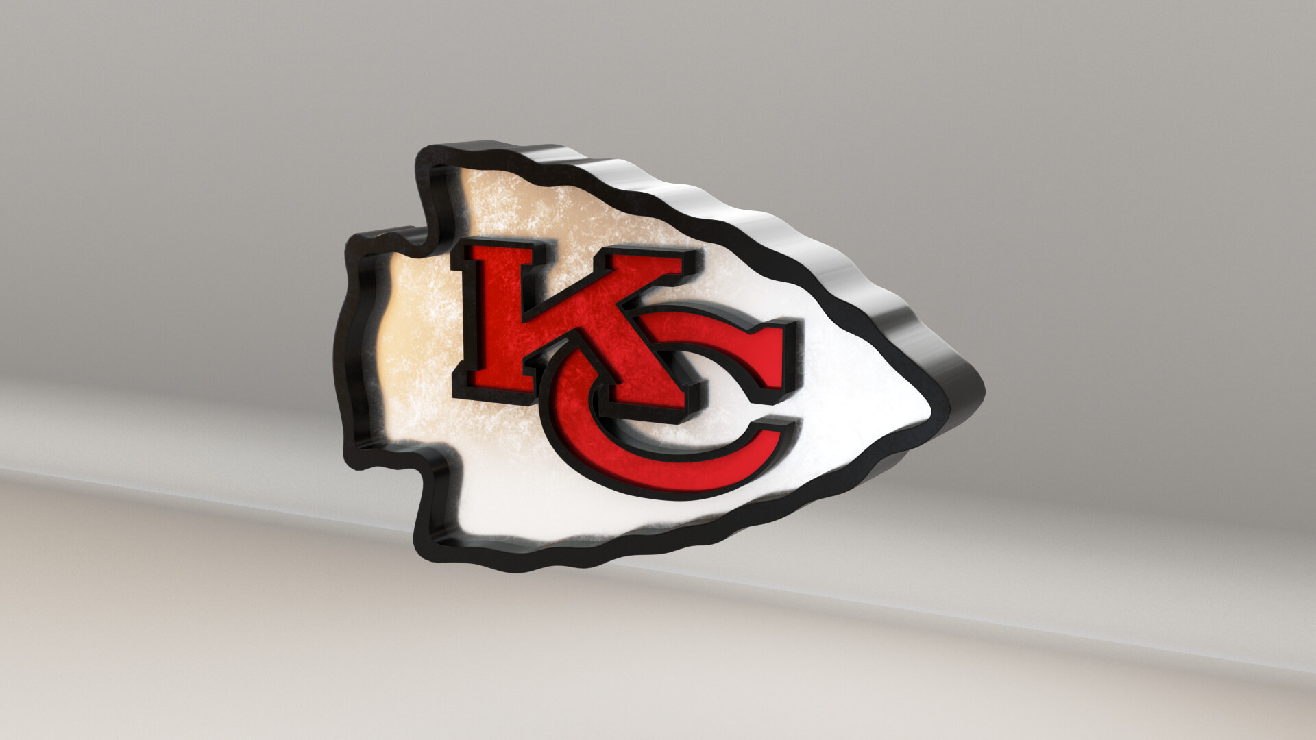 NFL Kansas City Chiefs Logo - 3D Model by guimart
