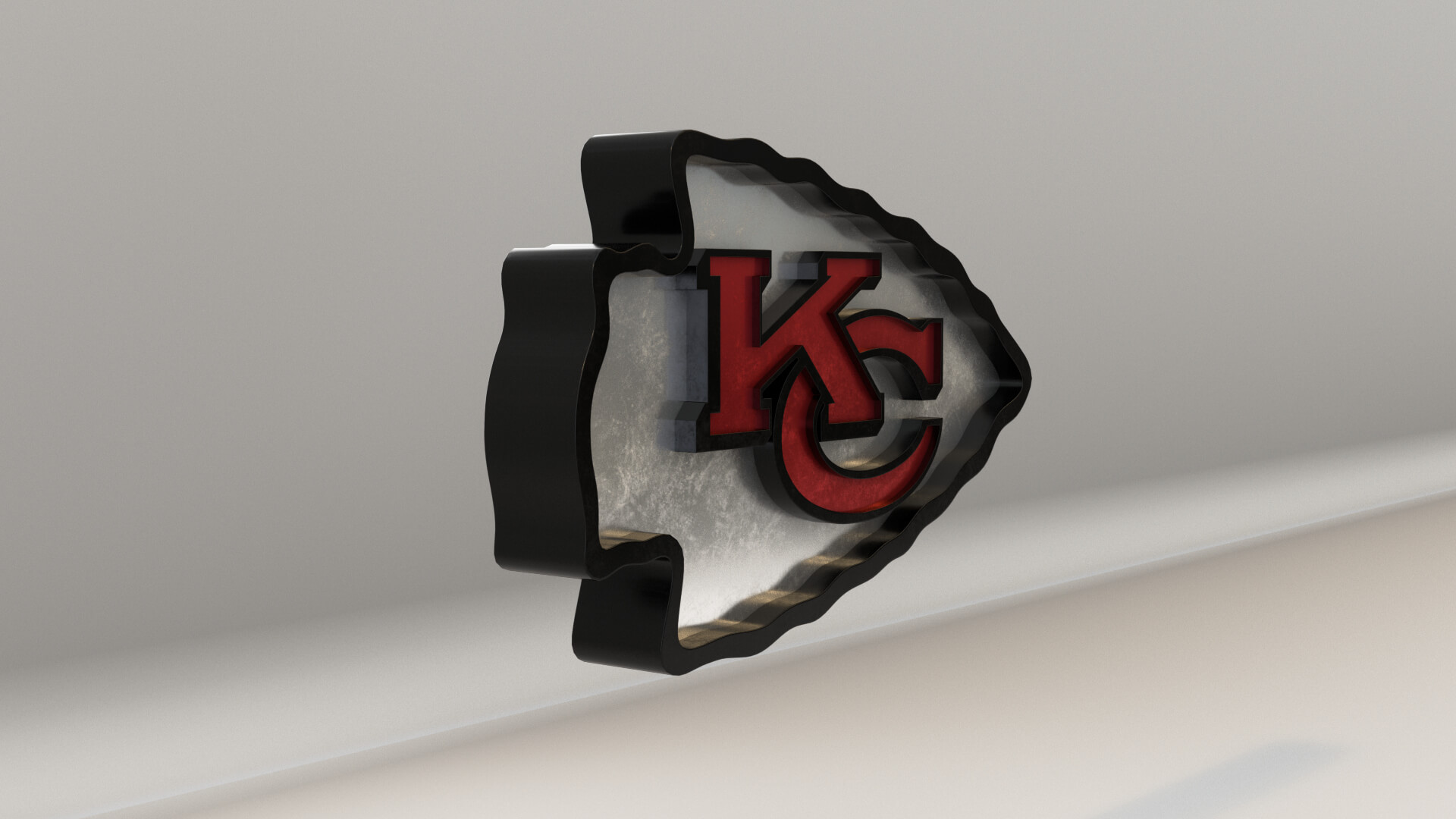 NFL Kansas City Chiefs Logo - 3D Model by guimart