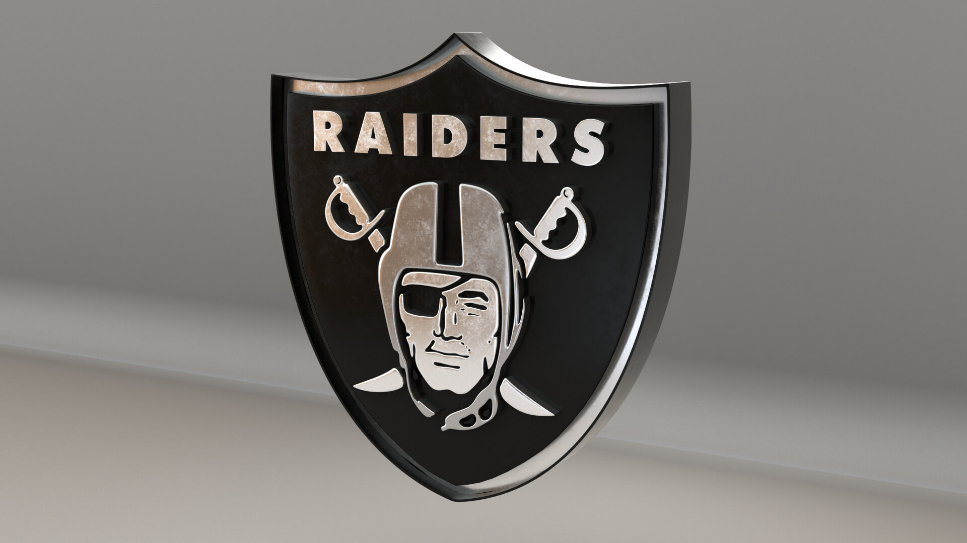 NFL Las Vegas Raiders Logo - 3D Model by guimart
