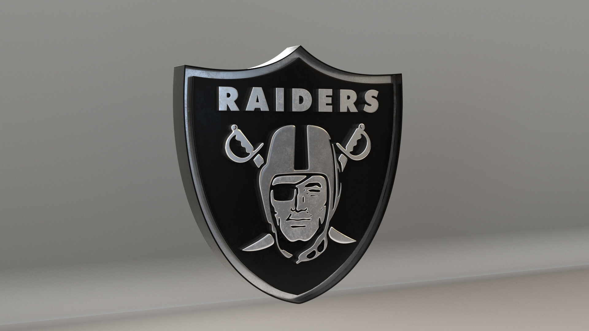 NFL Las Vegas Raiders Logo - 3D Model by guimart