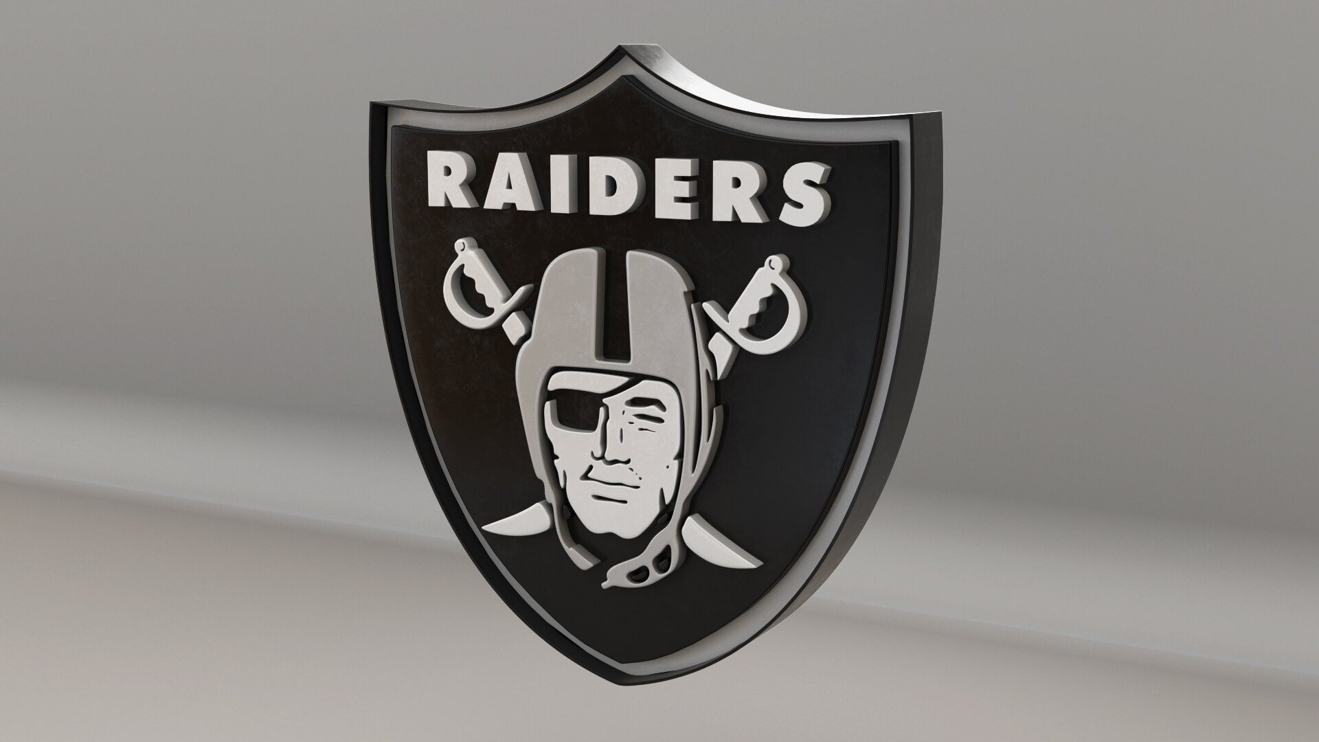 NFL Las Vegas Raiders Logo - 3D Model by guimart