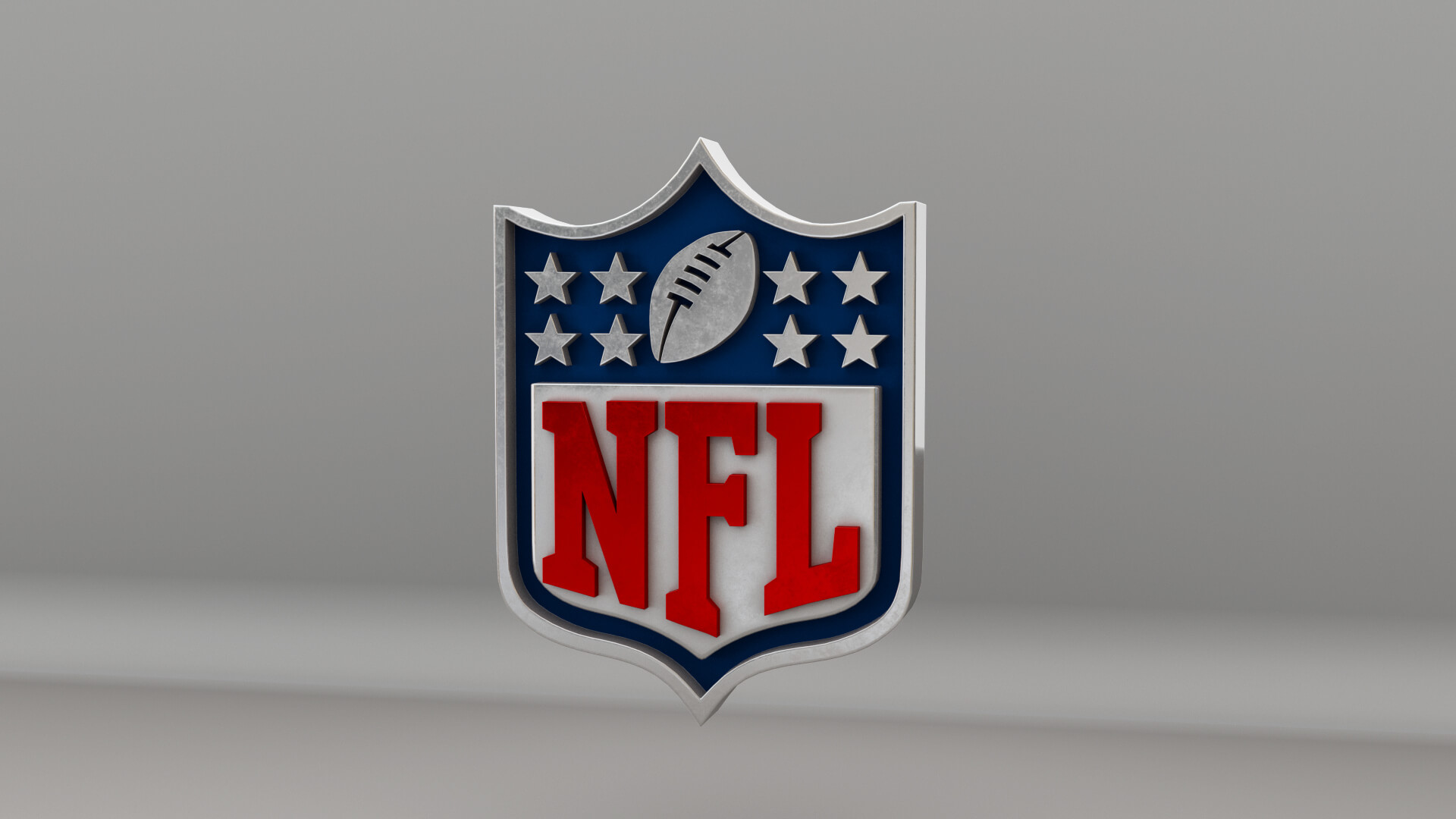 NFL Logo -National Football League 3D Model by guimart