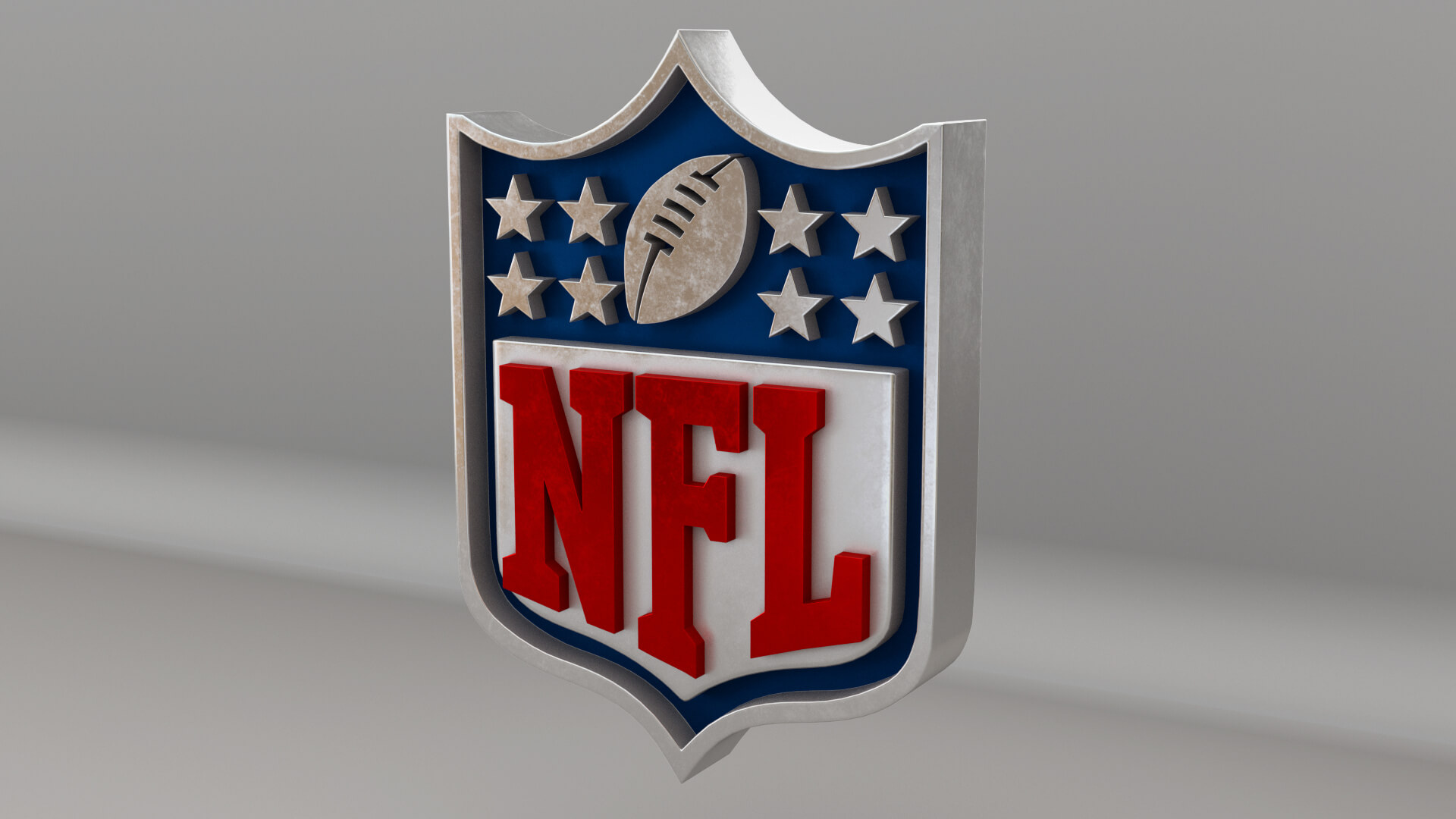 NFL Logo -National Football League 3D Model by guimart