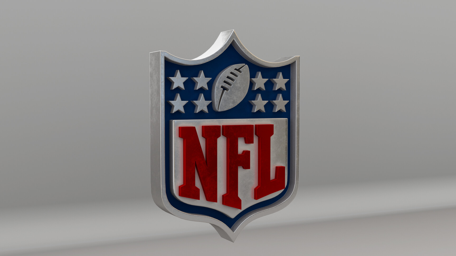 NFL Logo -National Football League 3D Model by guimart