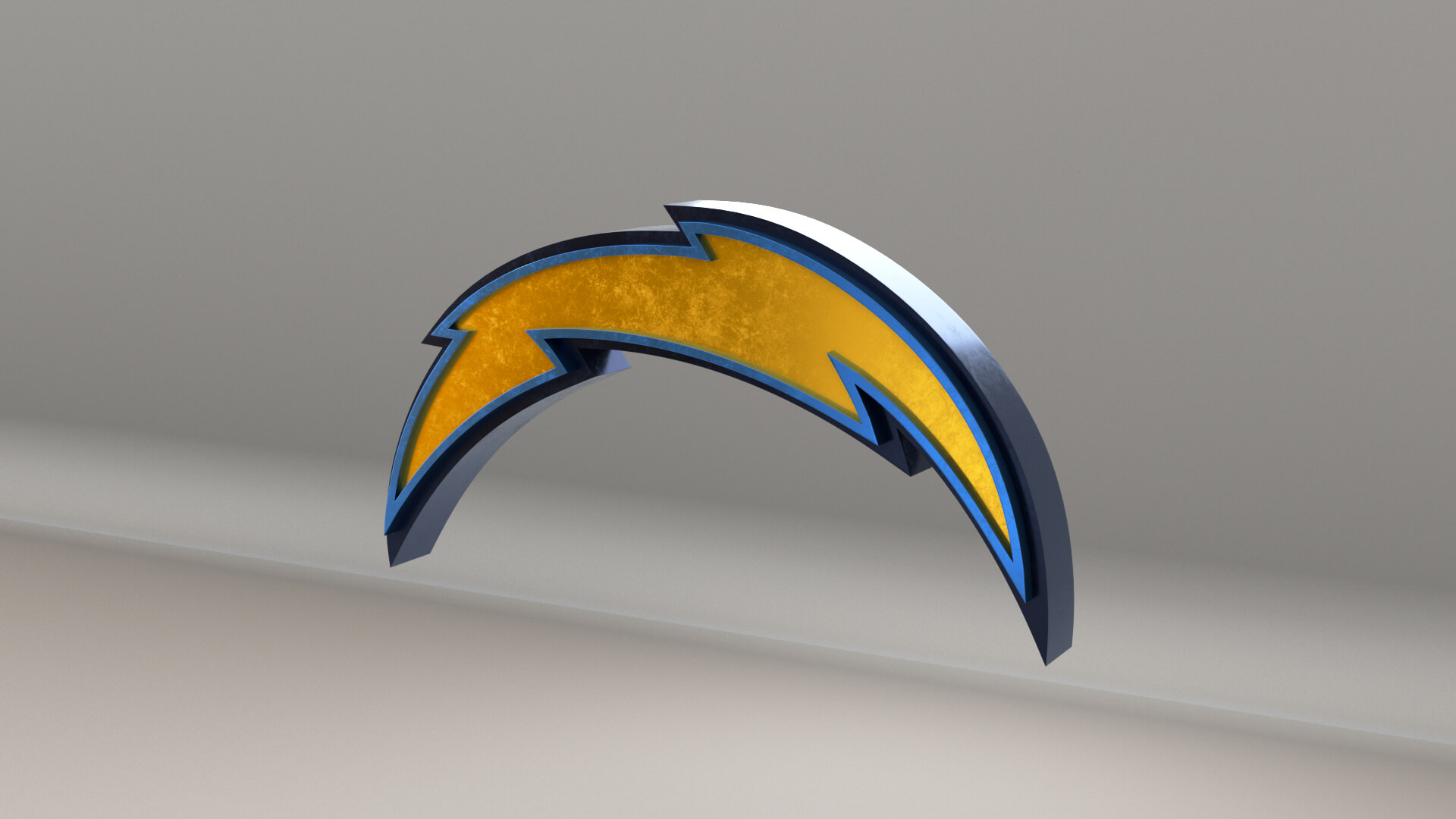 NFL Los Angeles Chargers Logo - 3D Model by guimart