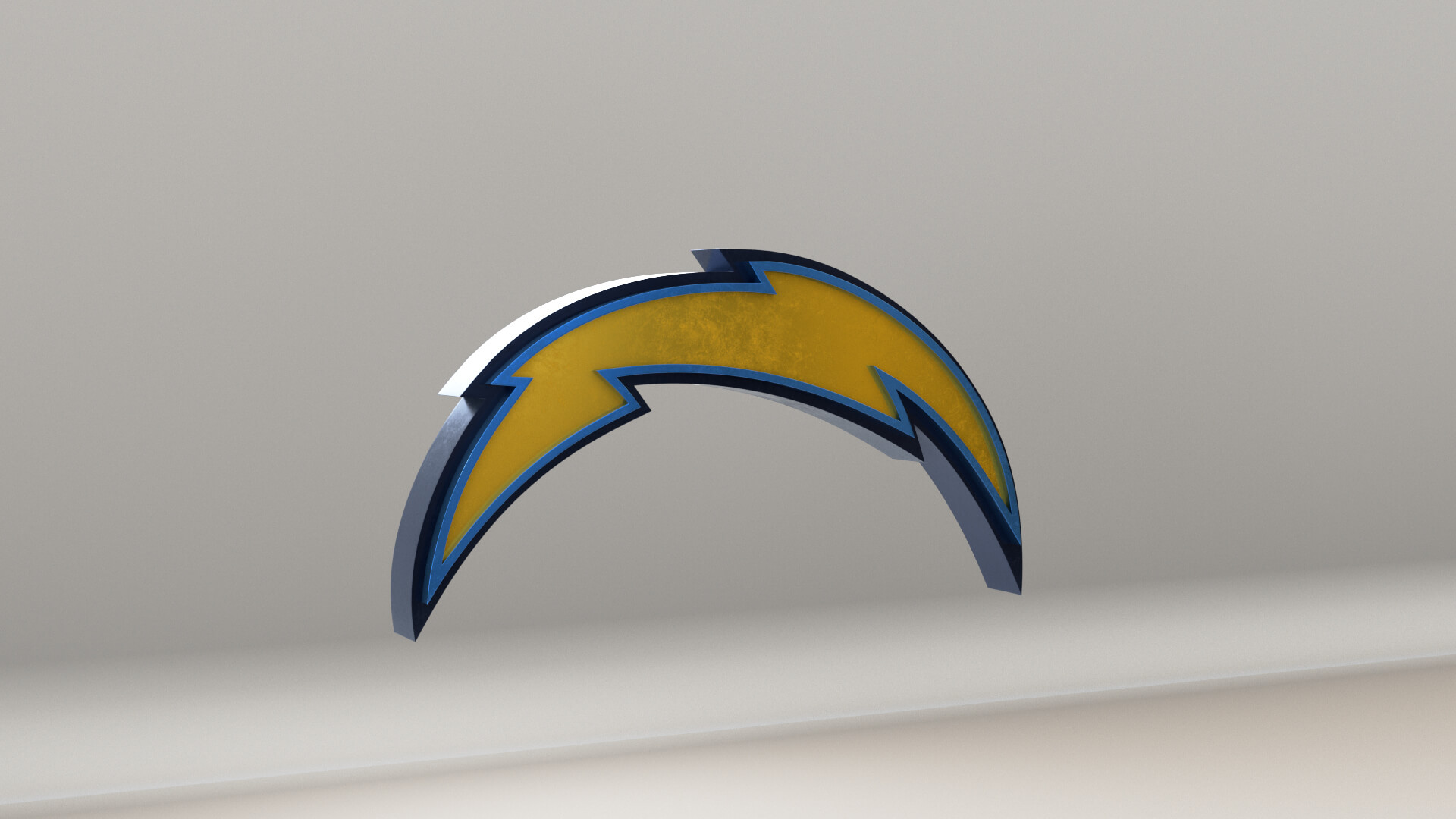 NFL Los Angeles Chargers Logo - 3D Model by guimart