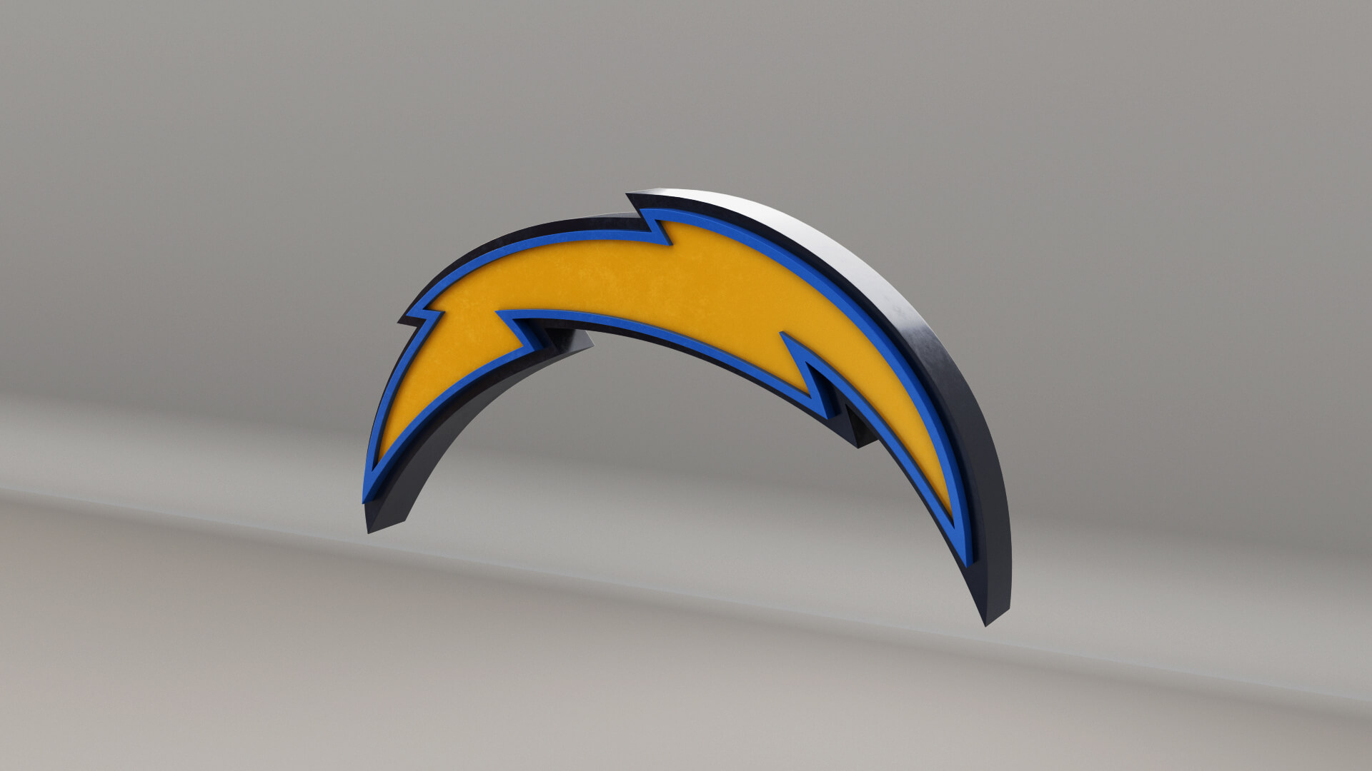 NFL Los Angeles Chargers Logo - 3D Model by guimart