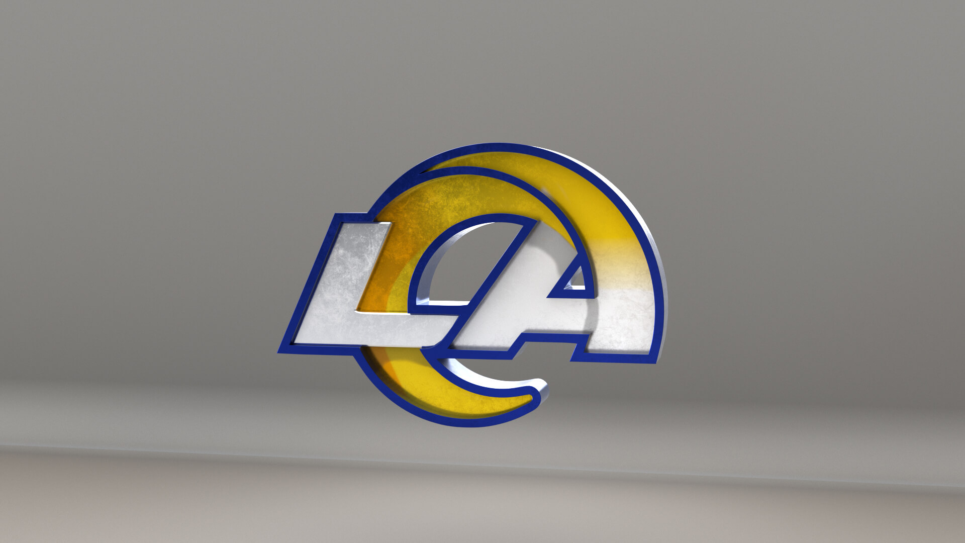 NFL Los Angeles Rams Logo - 3D Model by guimart