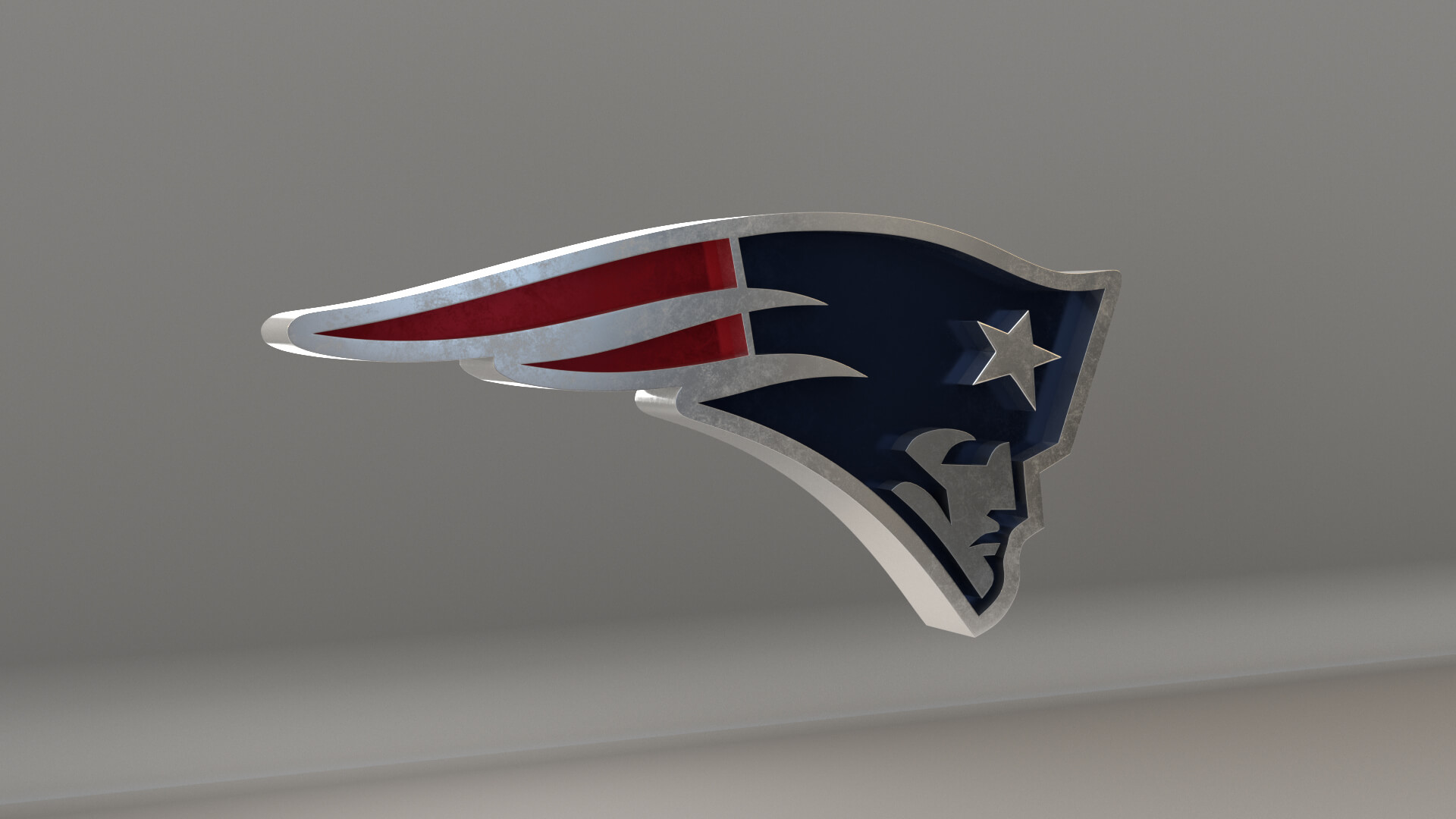 NFL New England Patriots Logo - 3D Model by guimart