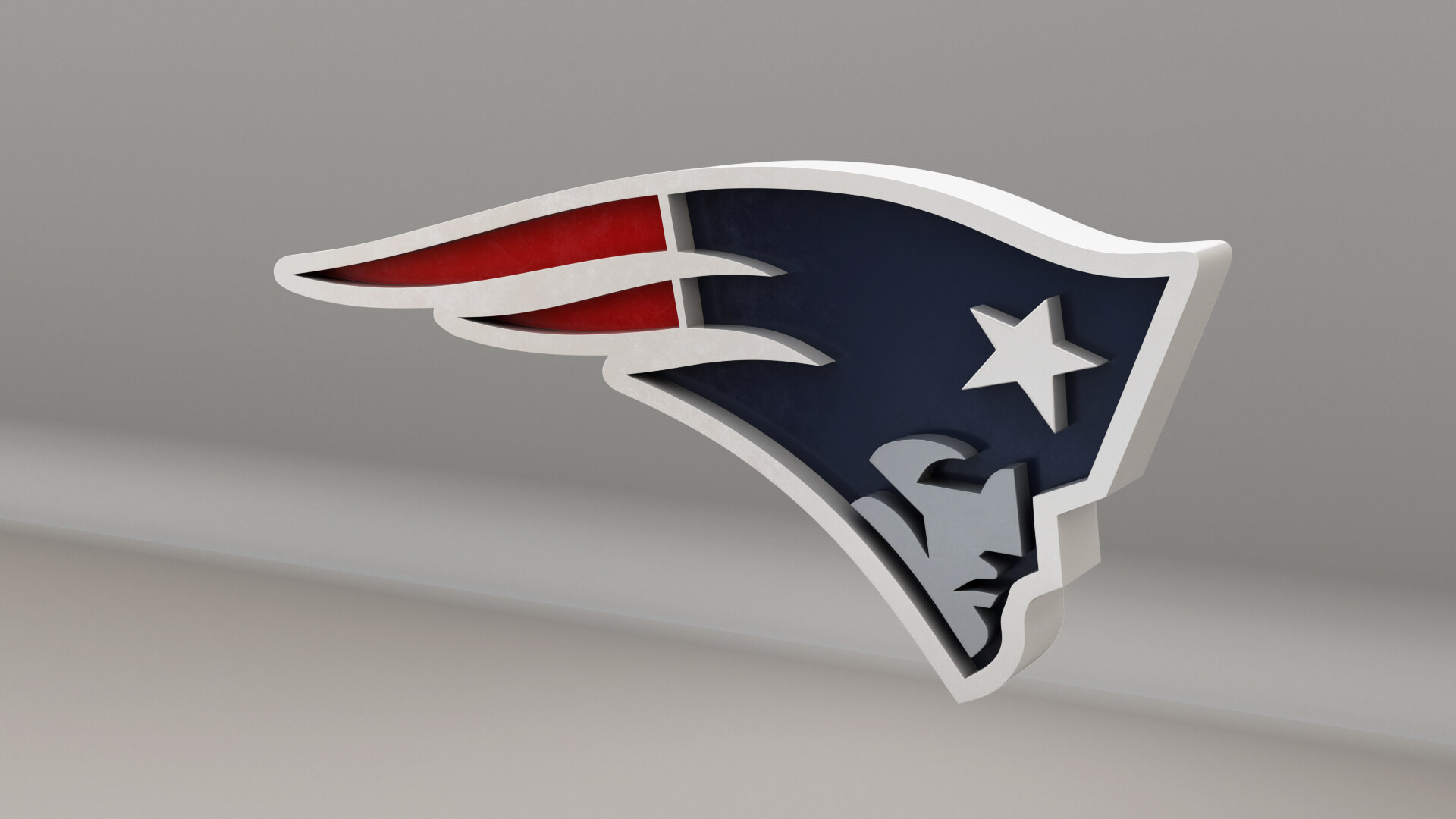 NFL New England Patriots Logo - 3D Model by guimart