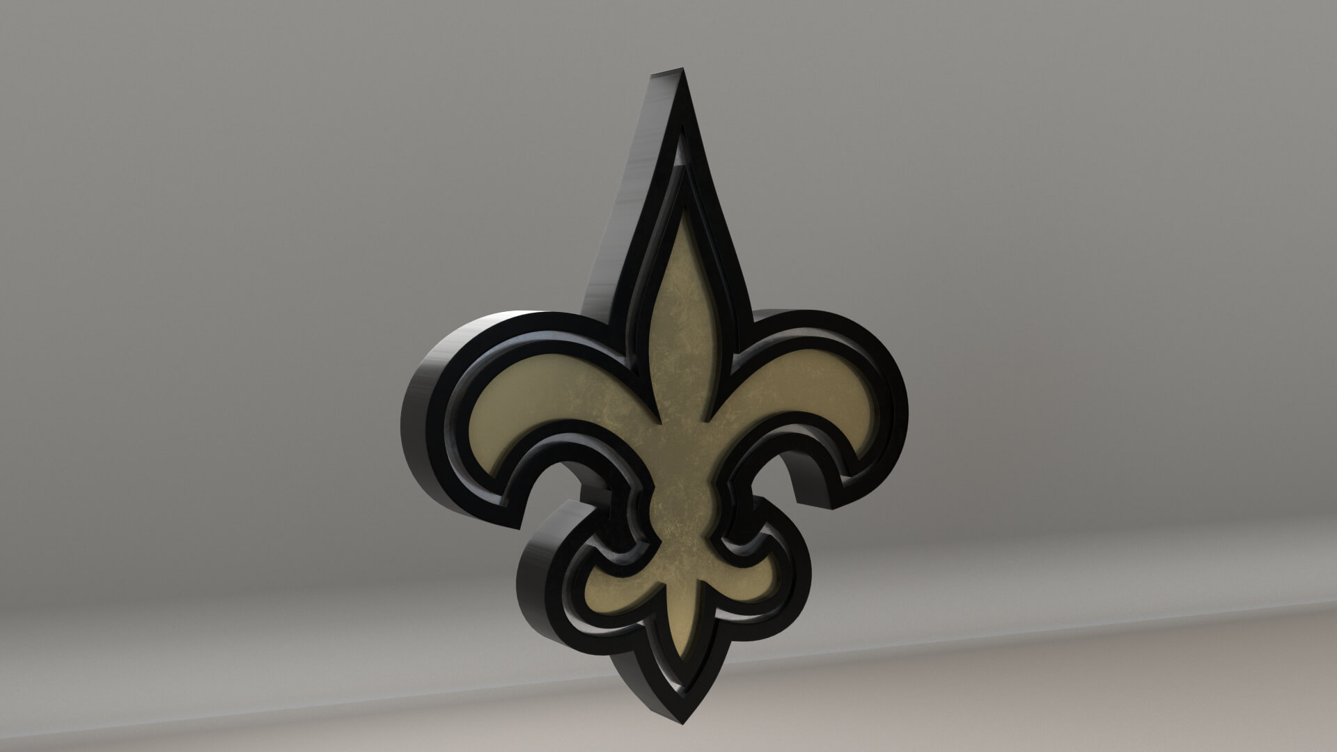 NFL New Orleans Saints Logo - 3D Model by guimart