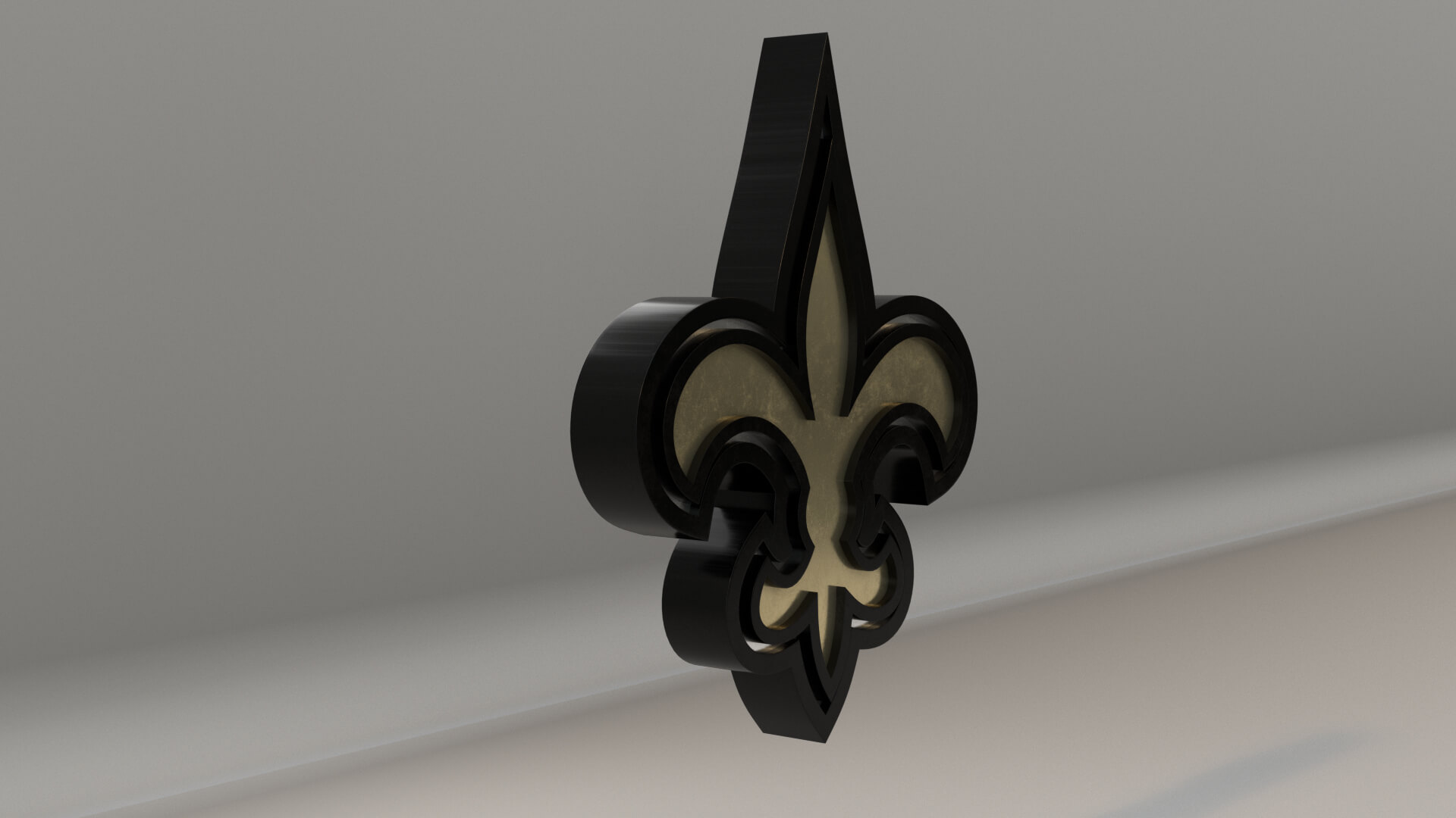NFL New Orleans Saints Logo - 3D Model by guimart