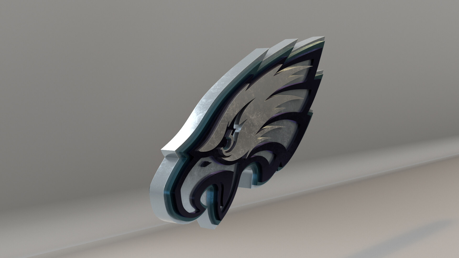 NFL Philadelphia Eagles Logo - 3D Model by guimart