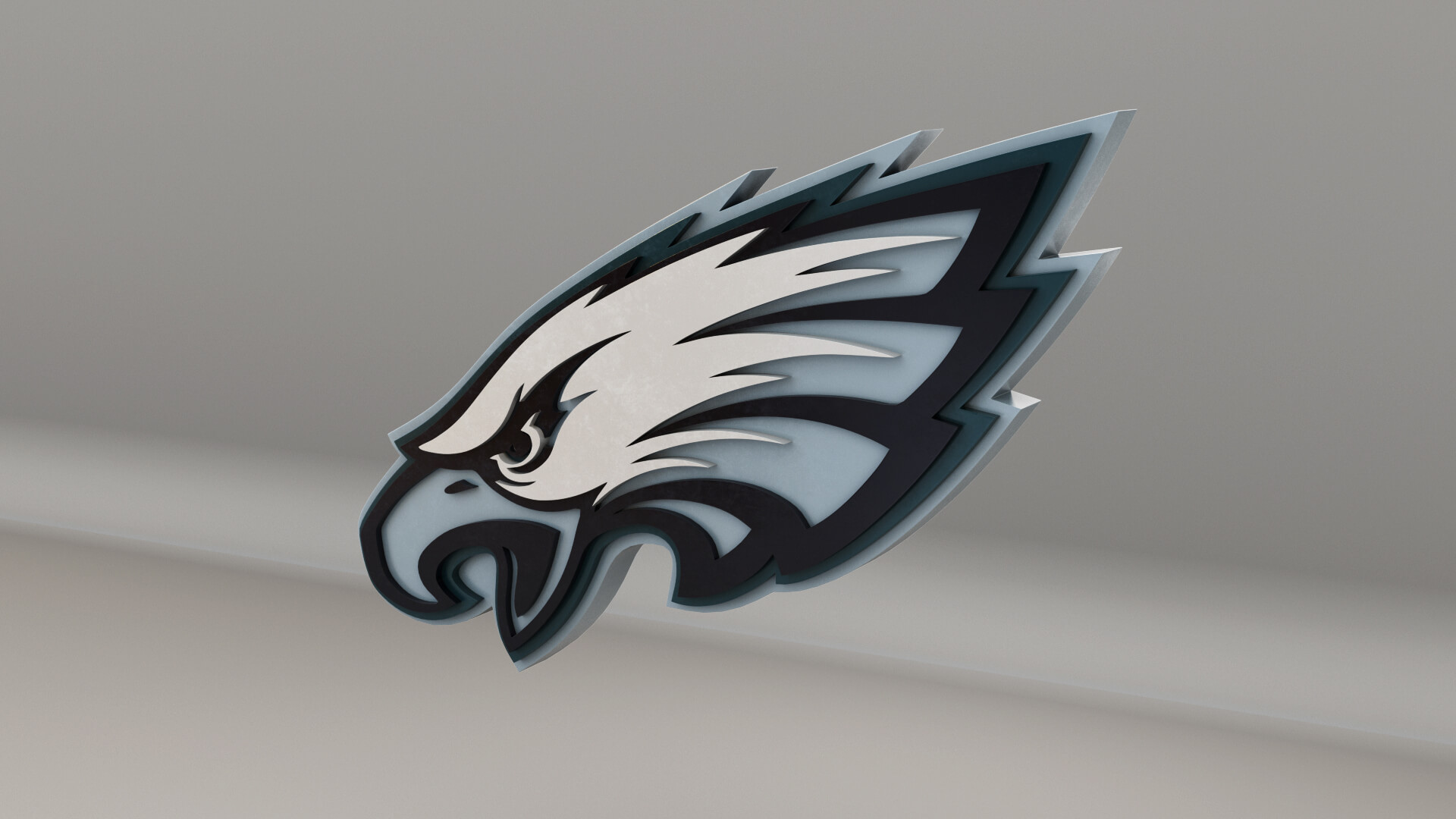 NFL Philadelphia Eagles Logo - 3D Model by guimart