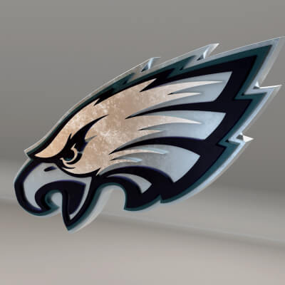 NFL Philadelphia Eagles Logo - 3D Model by guimart