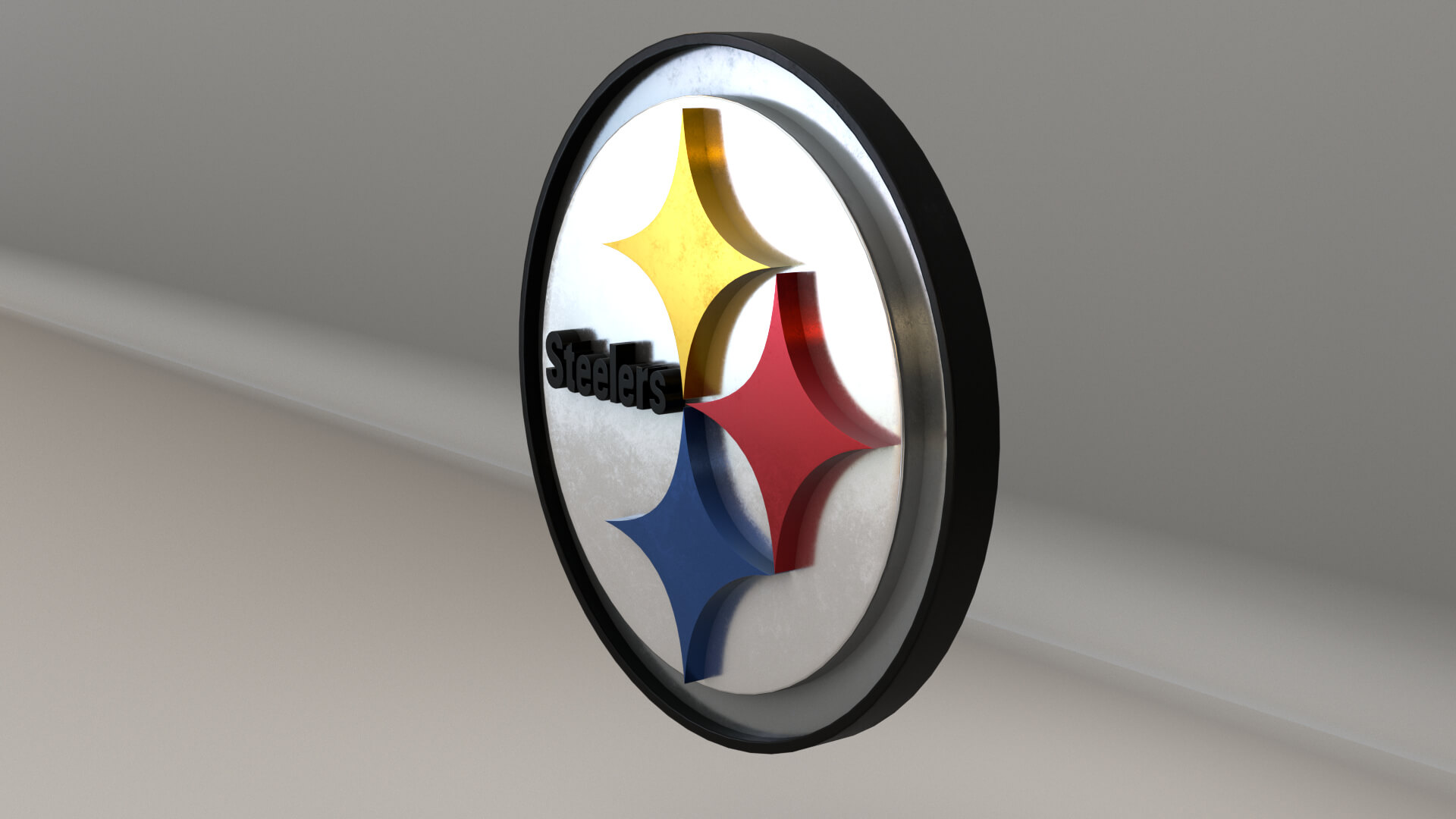 NFL Pittsburgh Steelers Logo - 3D Model by guimart