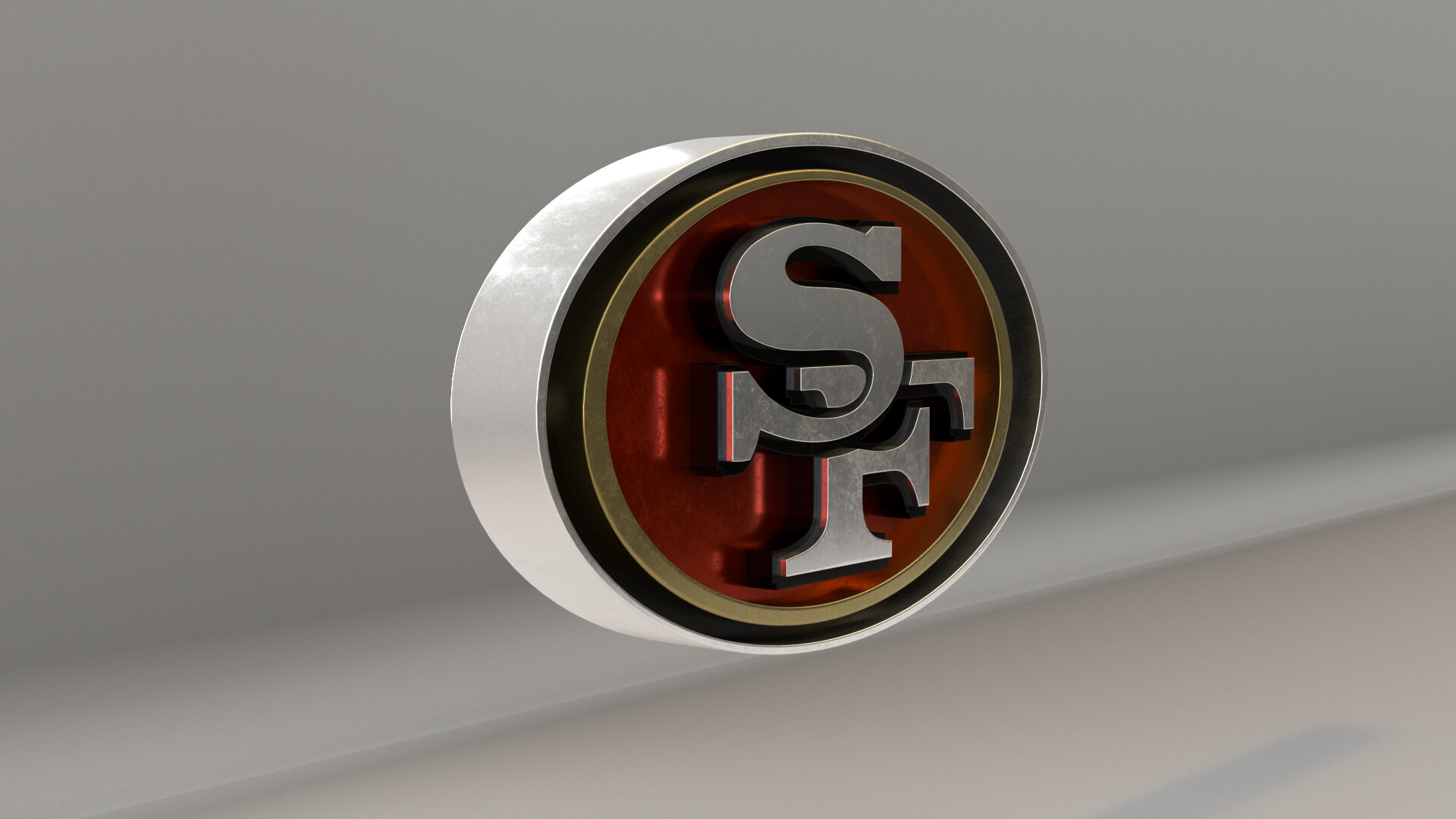 NFL San Francisco 49Ers Logo - 3D Model by guimart