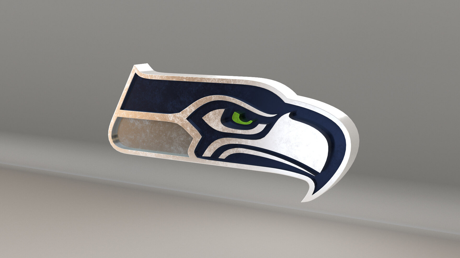 NFL Seattle Seahawks Logo - 3D Model by guimart