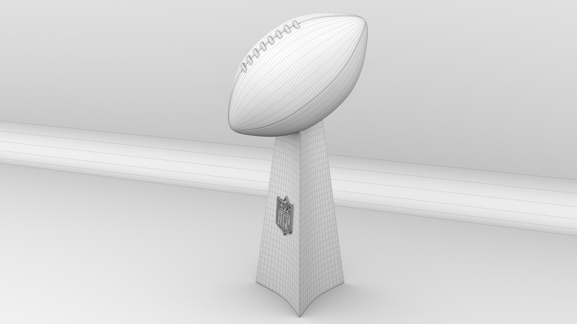 NFL Superbowl Trophy Vince Lombardi - 3D Model by guimart