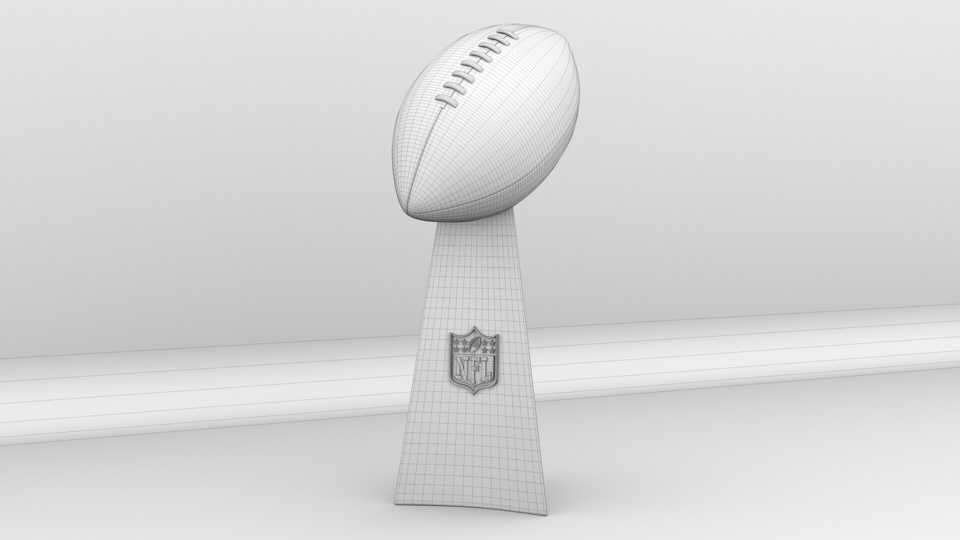 NFL Superbowl Trophy Vince Lombardi - 3D Model by guimart