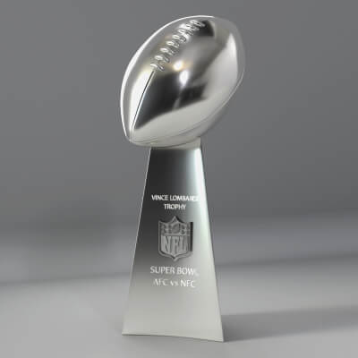 NFL Superbowl Trophy Vince Lombardi - 3D Model by guimart