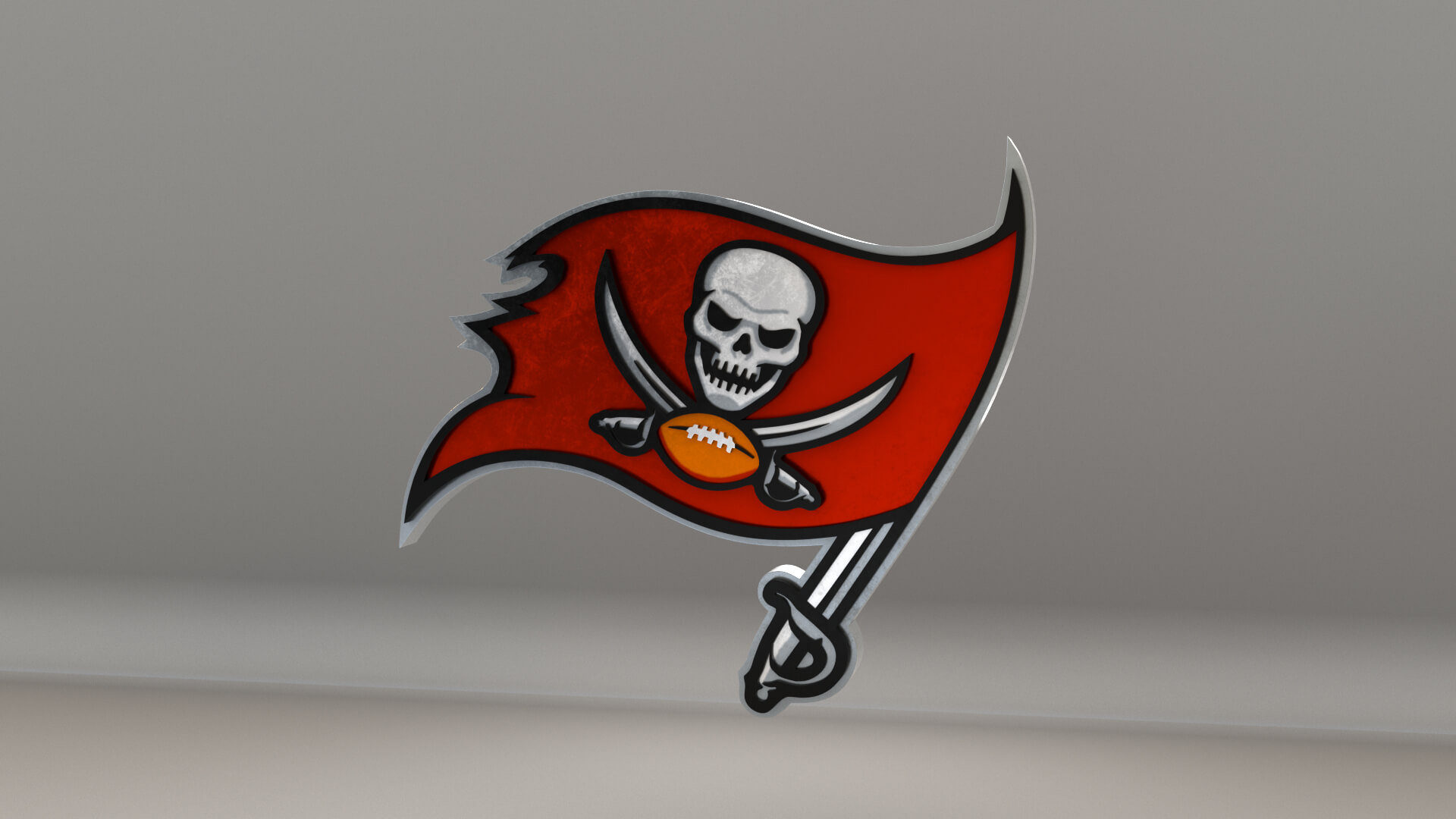 NFL Tampa Bay Buccaneers Logo - 3D Model by guimart