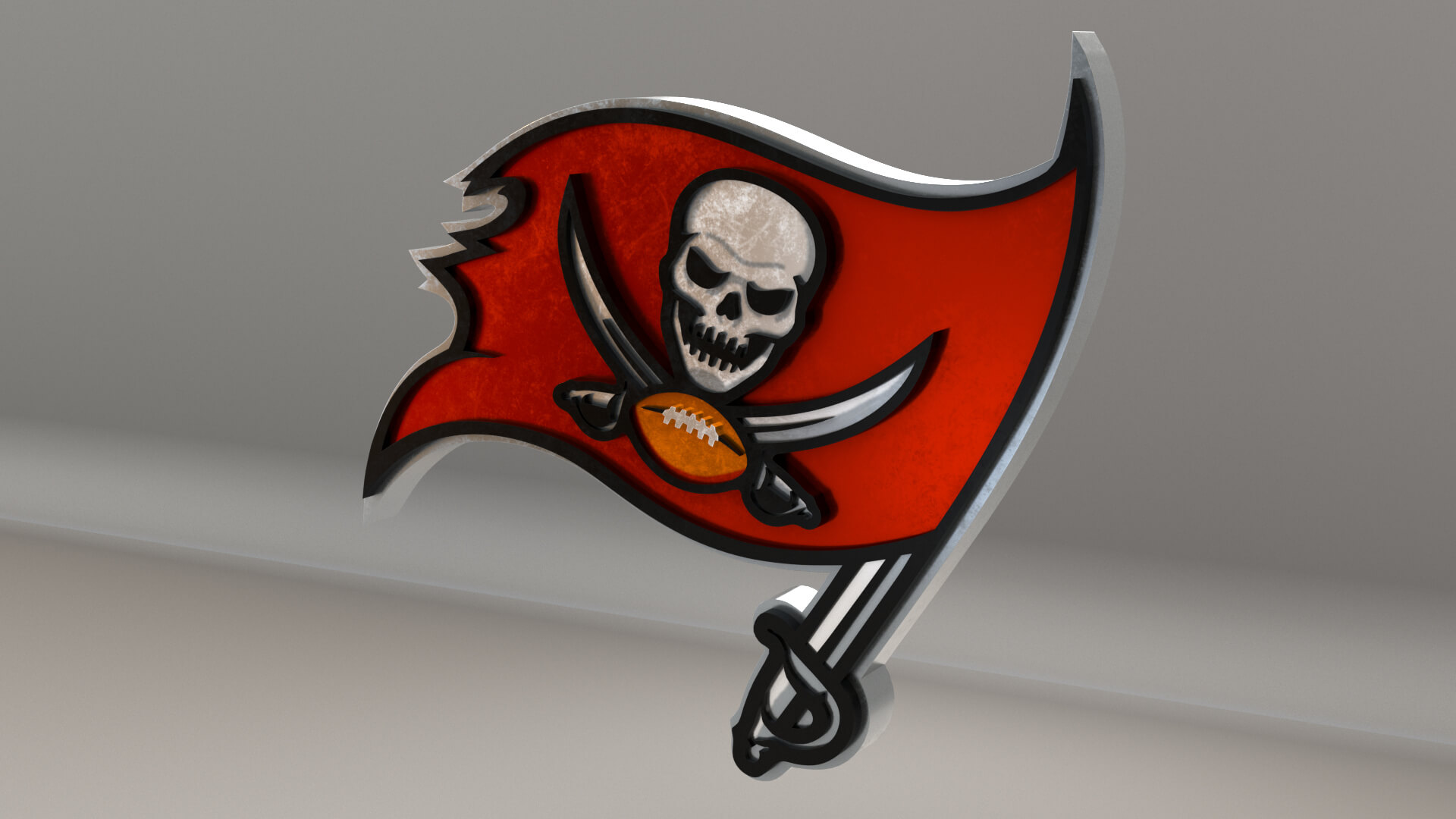 NFL Tampa Bay Buccaneers Logo - 3D Model by guimart