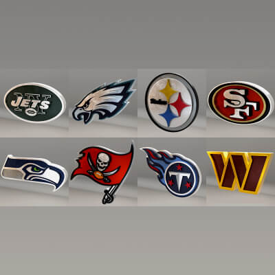 NFL Teams Logos Bundle 4 by guimart