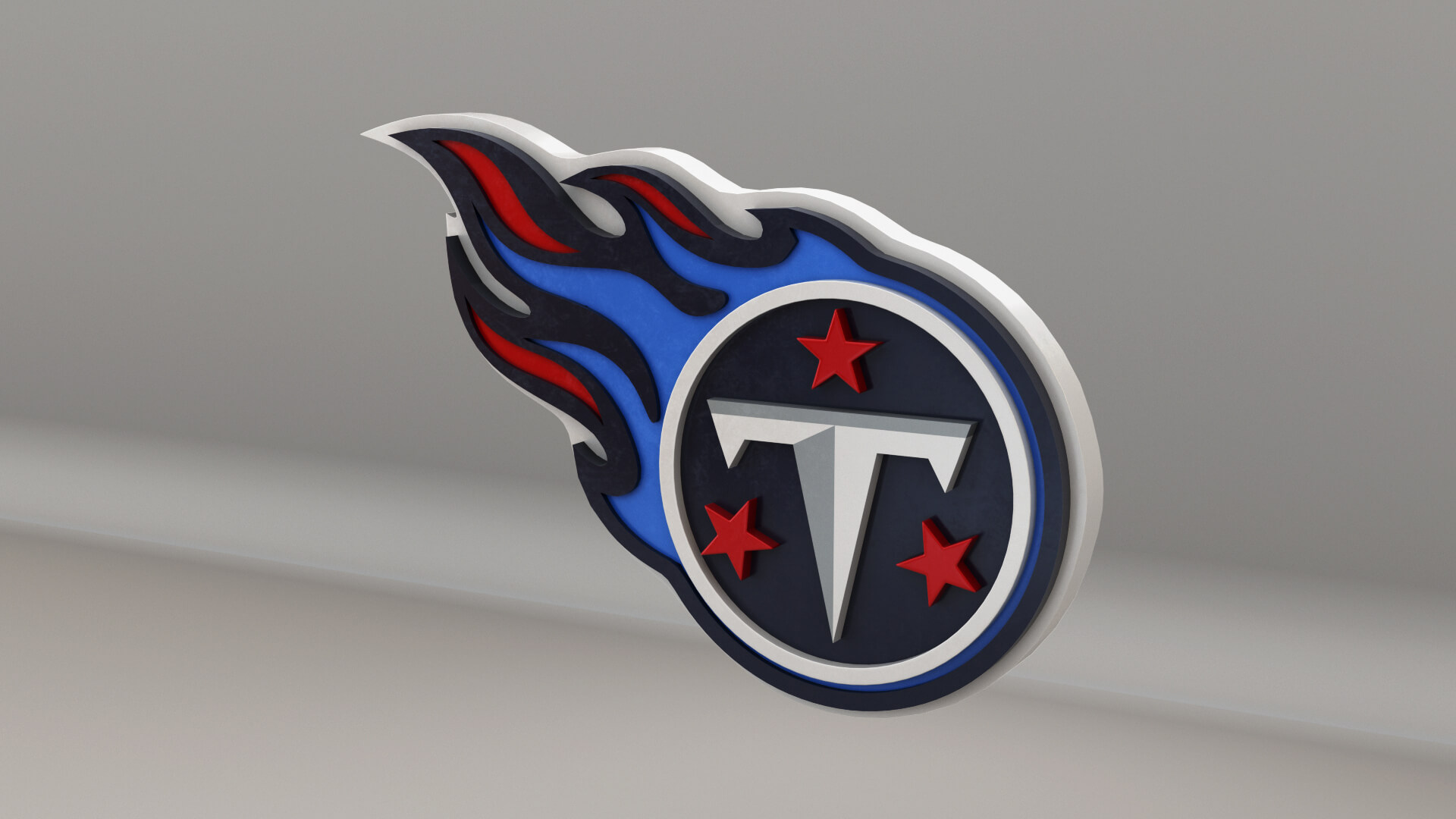 NFL Tennessee Titans Logo - 3D Model by guimart