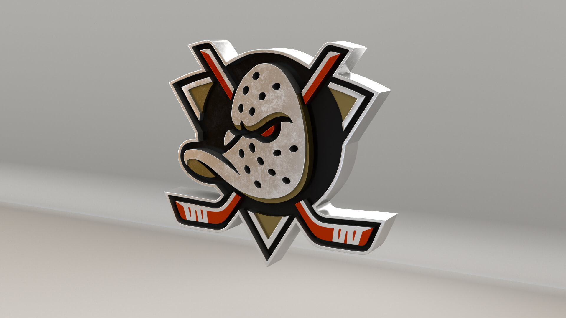 NHL Anahein Ducks Team Logo - 3D Model by guimart