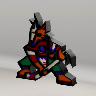 NHL Arizona Coyotes Team Logo - 3D Model by guimart