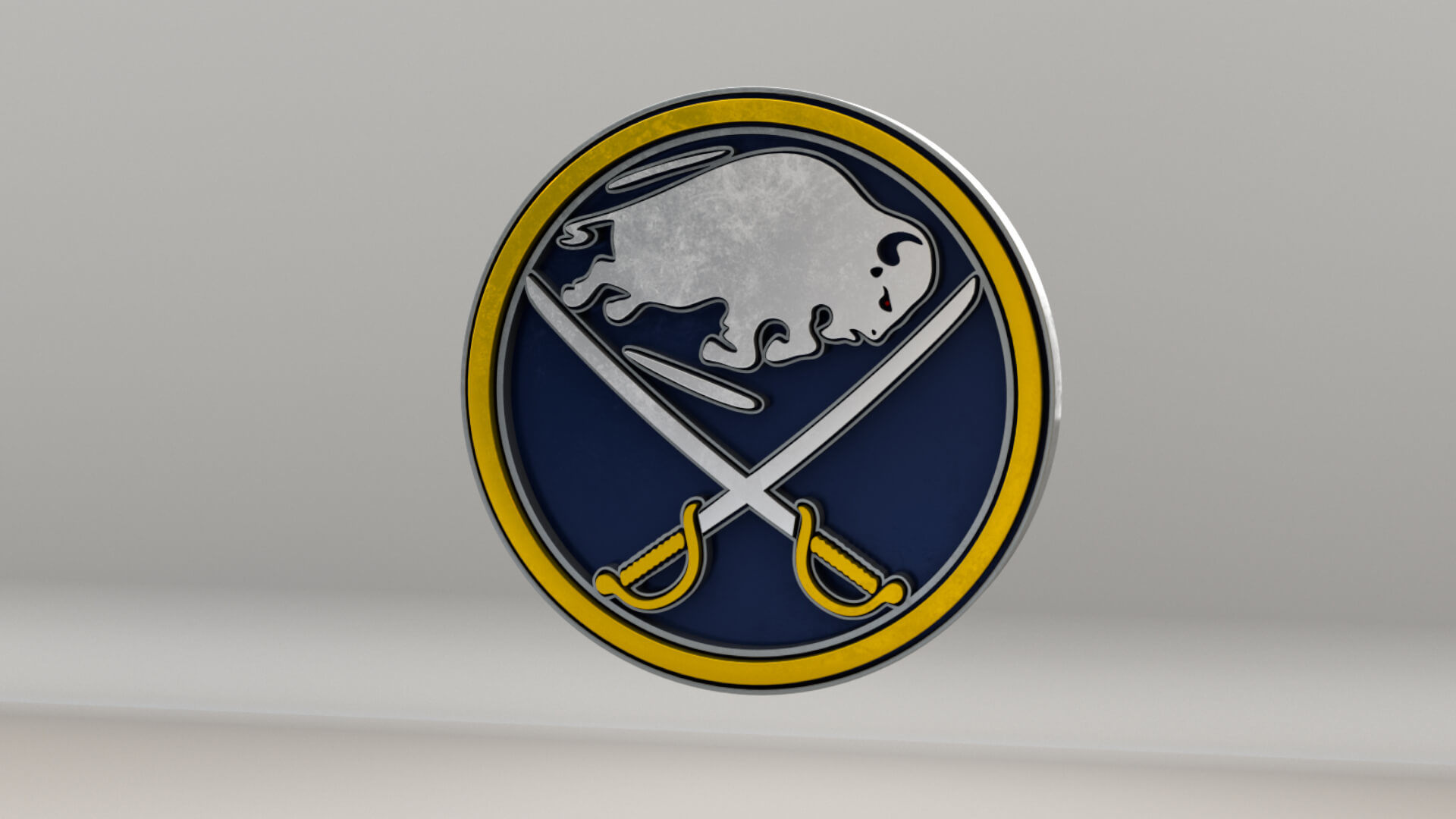 NHL Buffalo Sabers Team Logo - 3D Model by guimart