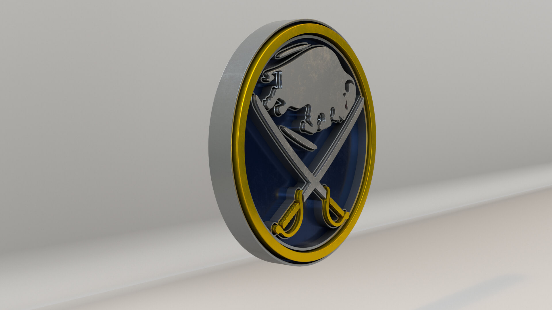 NHL Buffalo Sabers Team Logo - 3D Model by guimart