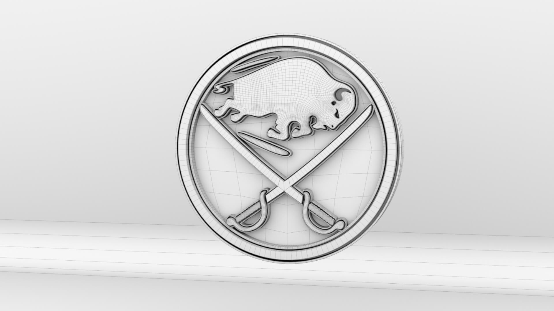NHL Buffalo Sabers Team Logo - 3D Model by guimart