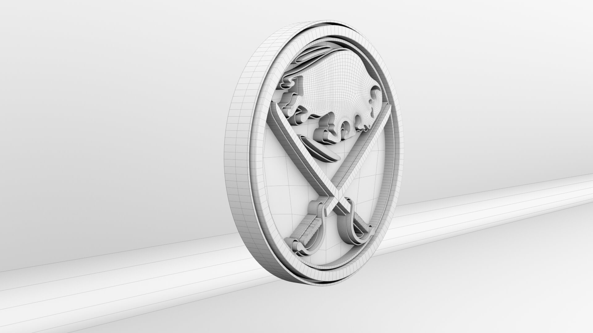 NHL Buffalo Sabers Team Logo - 3D Model by guimart