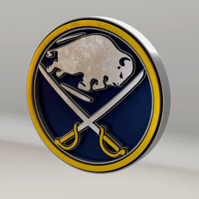 NHL Buffalo Sabers Team Logo - 3D Model by guimart