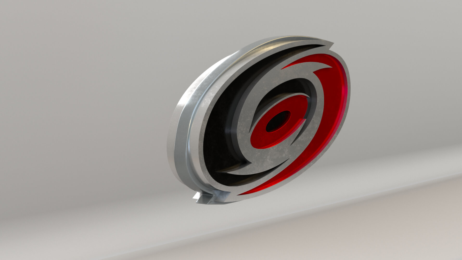 NHL Carolina Hurricanes Team Logo - 3D Model by guimart