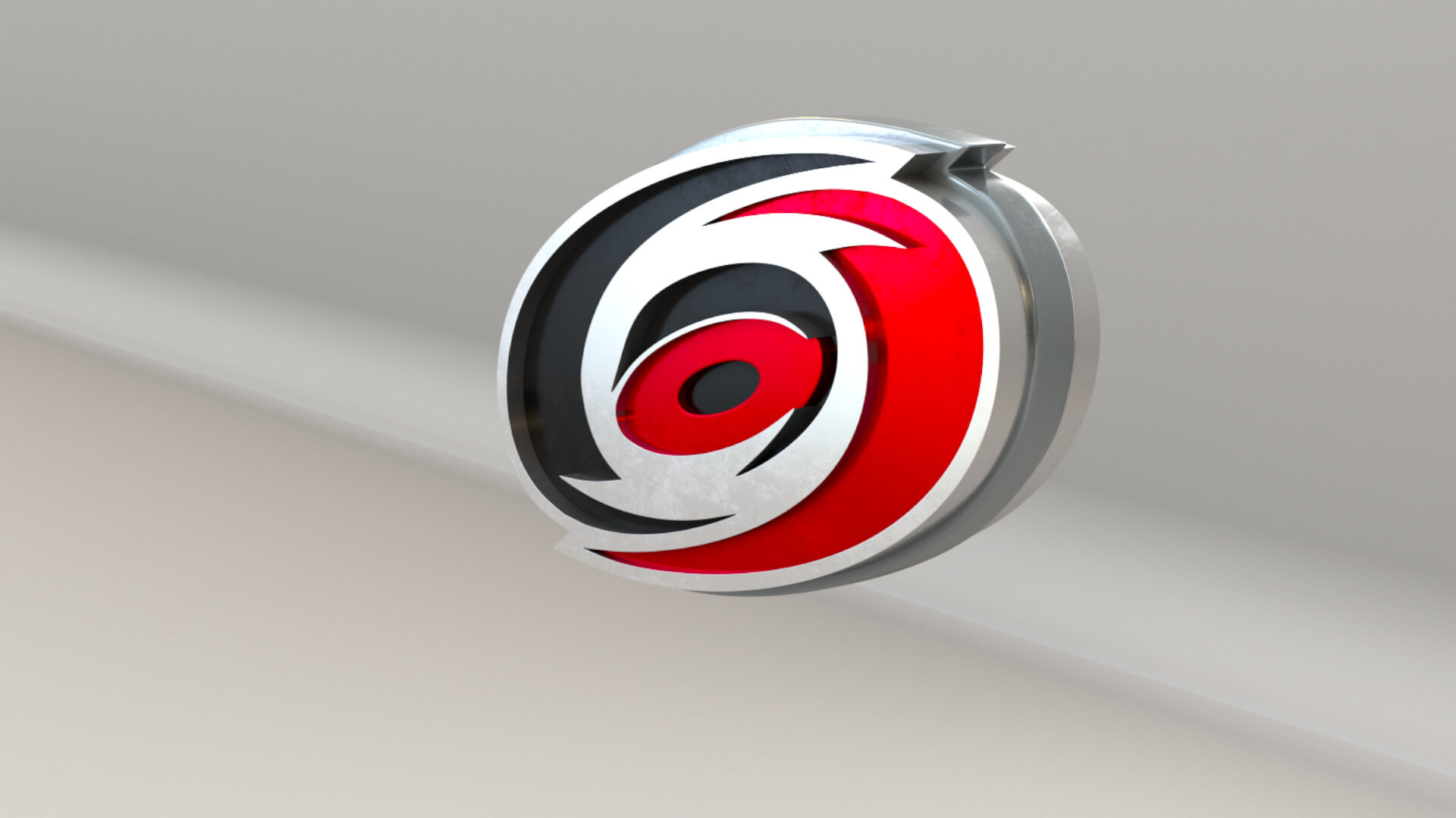 NHL Carolina Hurricanes Team Logo - 3D Model by guimart