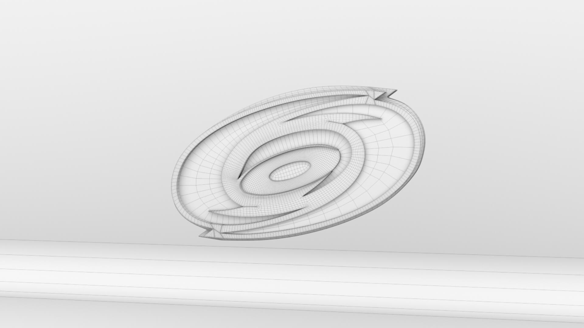 NHL Carolina Hurricanes Team Logo - 3D Model by guimart