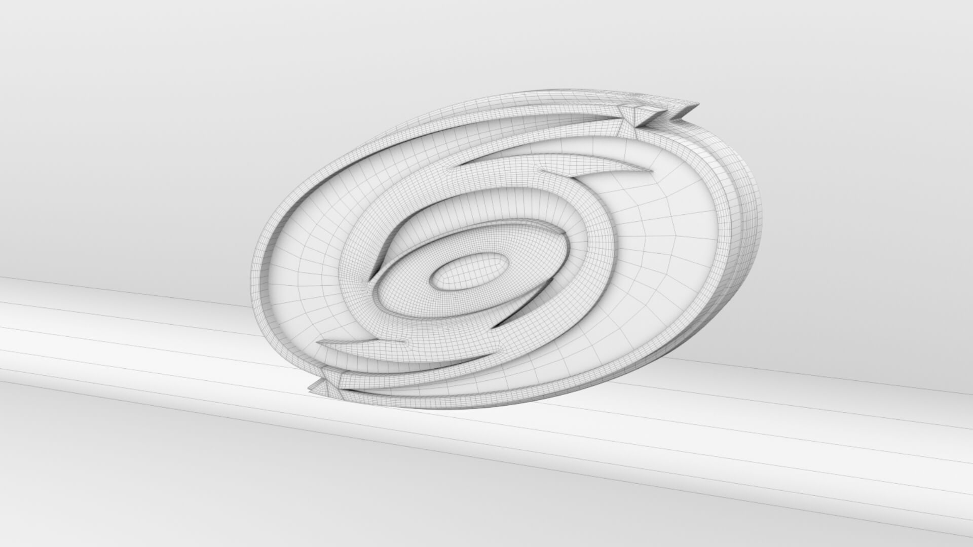 NHL Carolina Hurricanes Team Logo - 3D Model by guimart