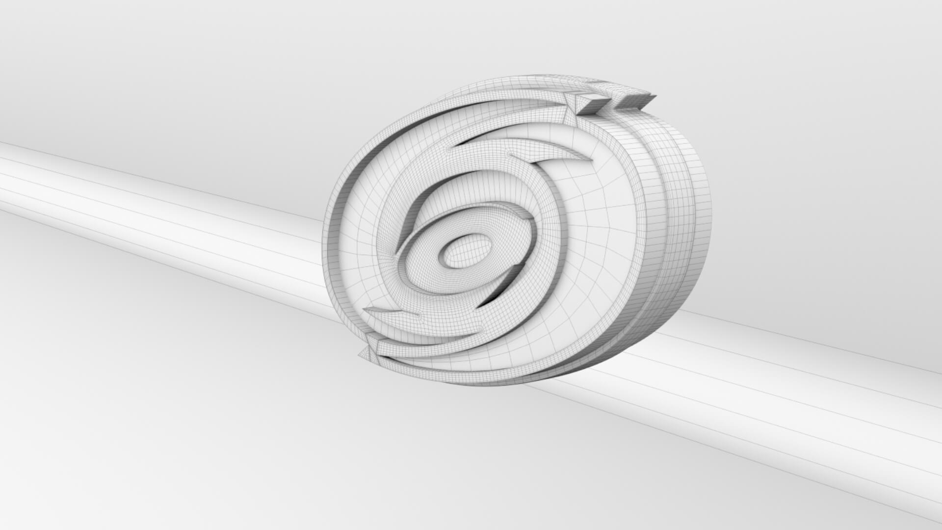 NHL Carolina Hurricanes Team Logo - 3D Model by guimart