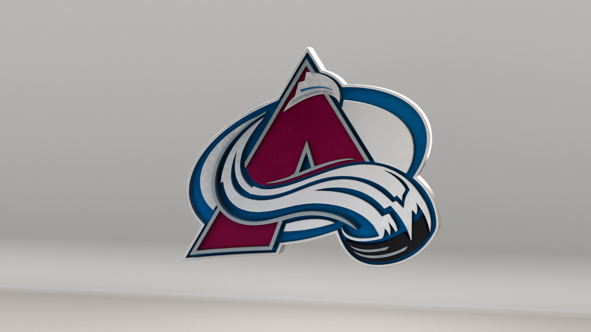 NHL Colorado Avalanche Team Logo - 3D Model by guimart