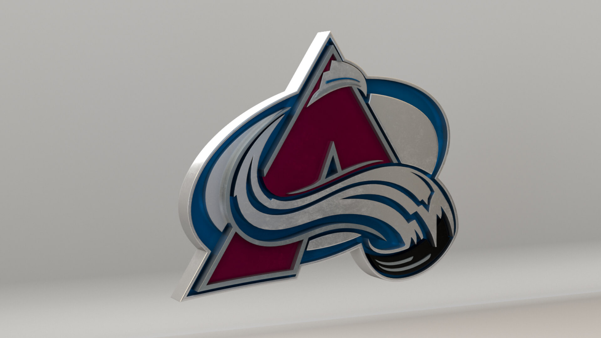 NHL Colorado Avalanche Team Logo - 3D Model by guimart