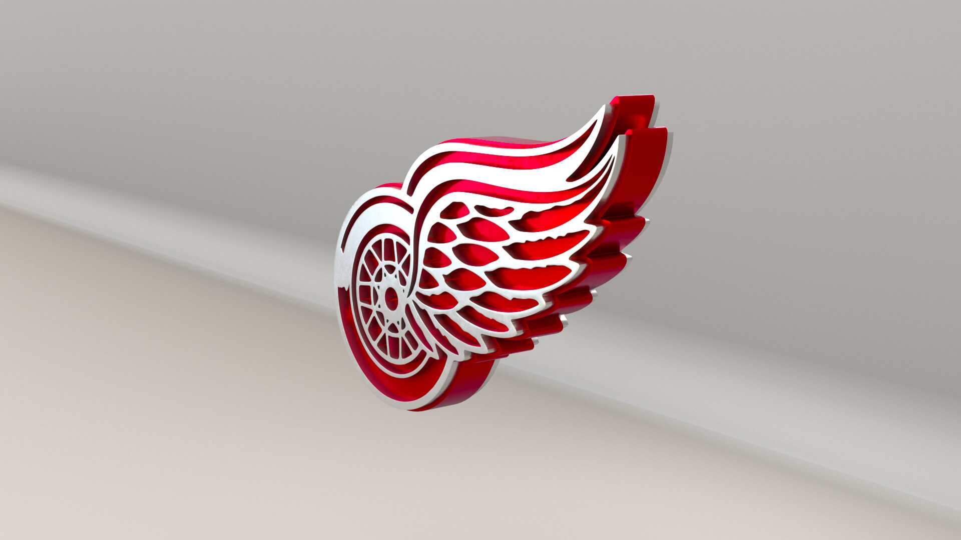 Old Detroit Red Wings Logo Desert Cactus Detroit Red Wings Team NHL